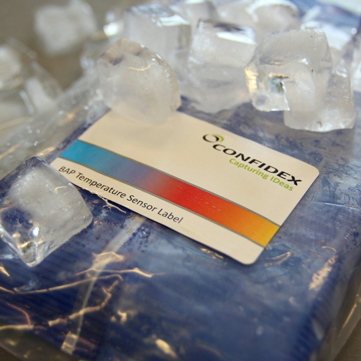 Temperature sensor label | Healthcare Packaging