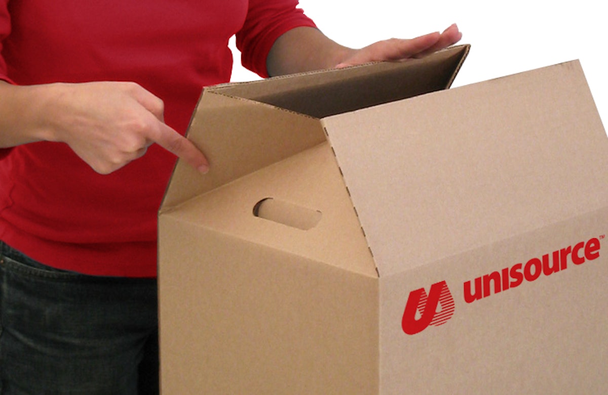 Unisource Worldwide Inc.: Corrugated shipping container | Healthcare ...