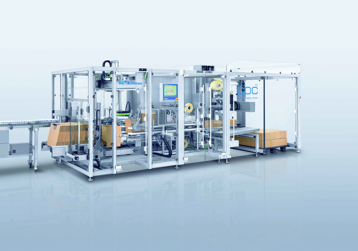 Uhlmann Packaging Systems: Case packer and palletizer | Healthcare ...