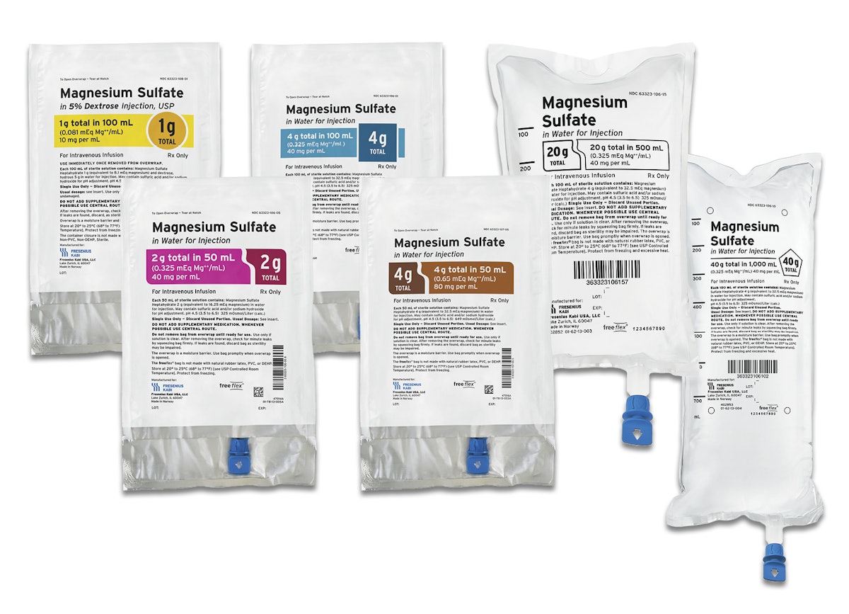 Fresenius Kabi: Freeflex Bags for Magnesium Sulfate | Healthcare Packaging