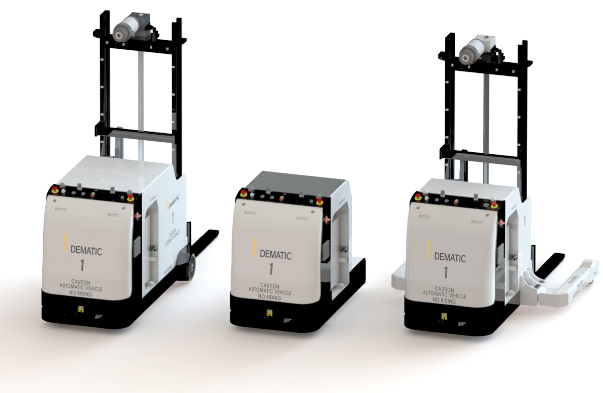 Dematic: Compact Modular AGV Pallet Delivery System | Healthcare Packaging