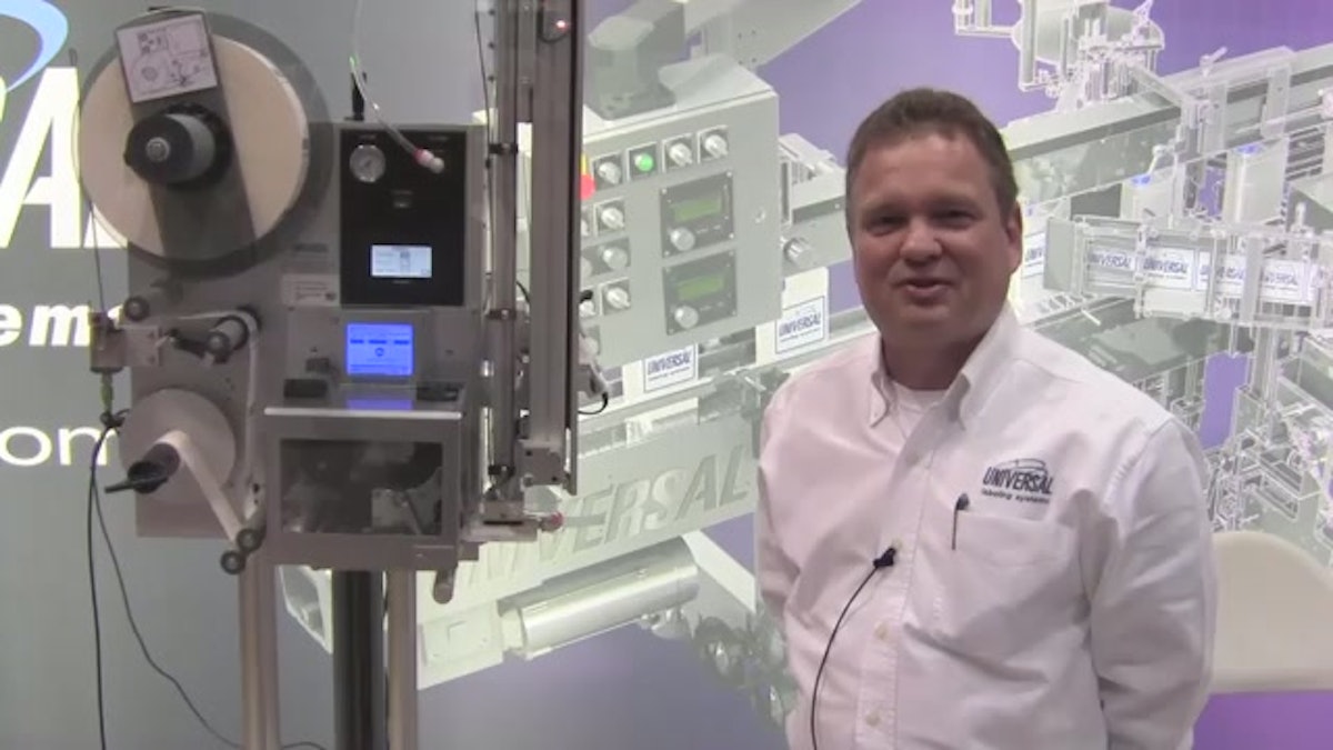 Universal Labeling introduces all-electric print and apply applicator ...