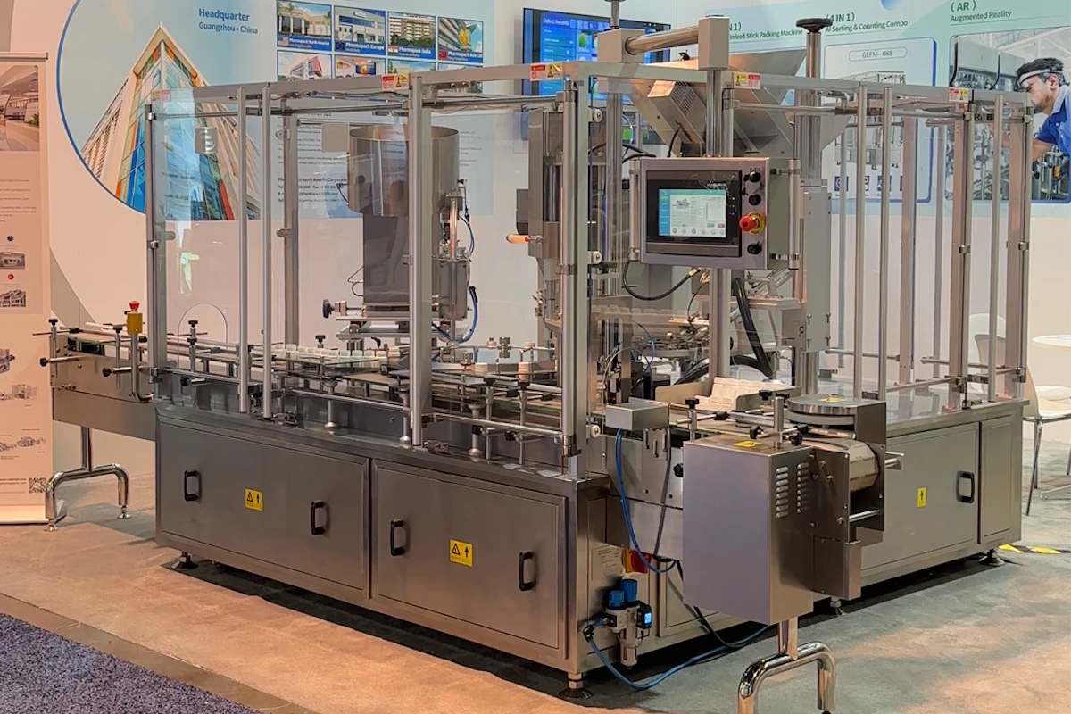 Pharmapack Three-Station Monoblock Tablet Bottle Filling Machine ...