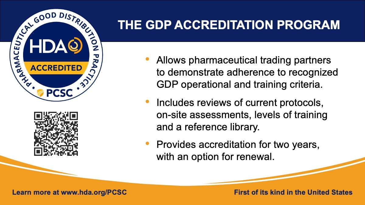 HDA and PCSC Announce Launch of GDP Accreditation Program | Healthcare ...