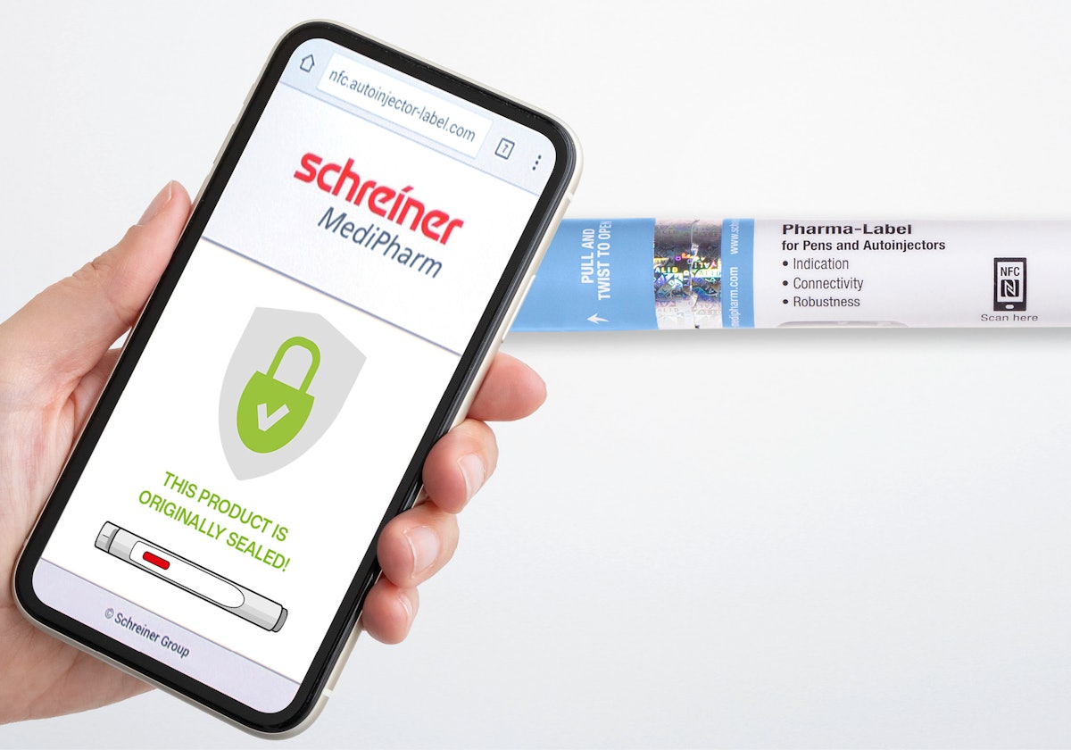 NFC-Labels with Smartphone Authentication for Self-administered ...
